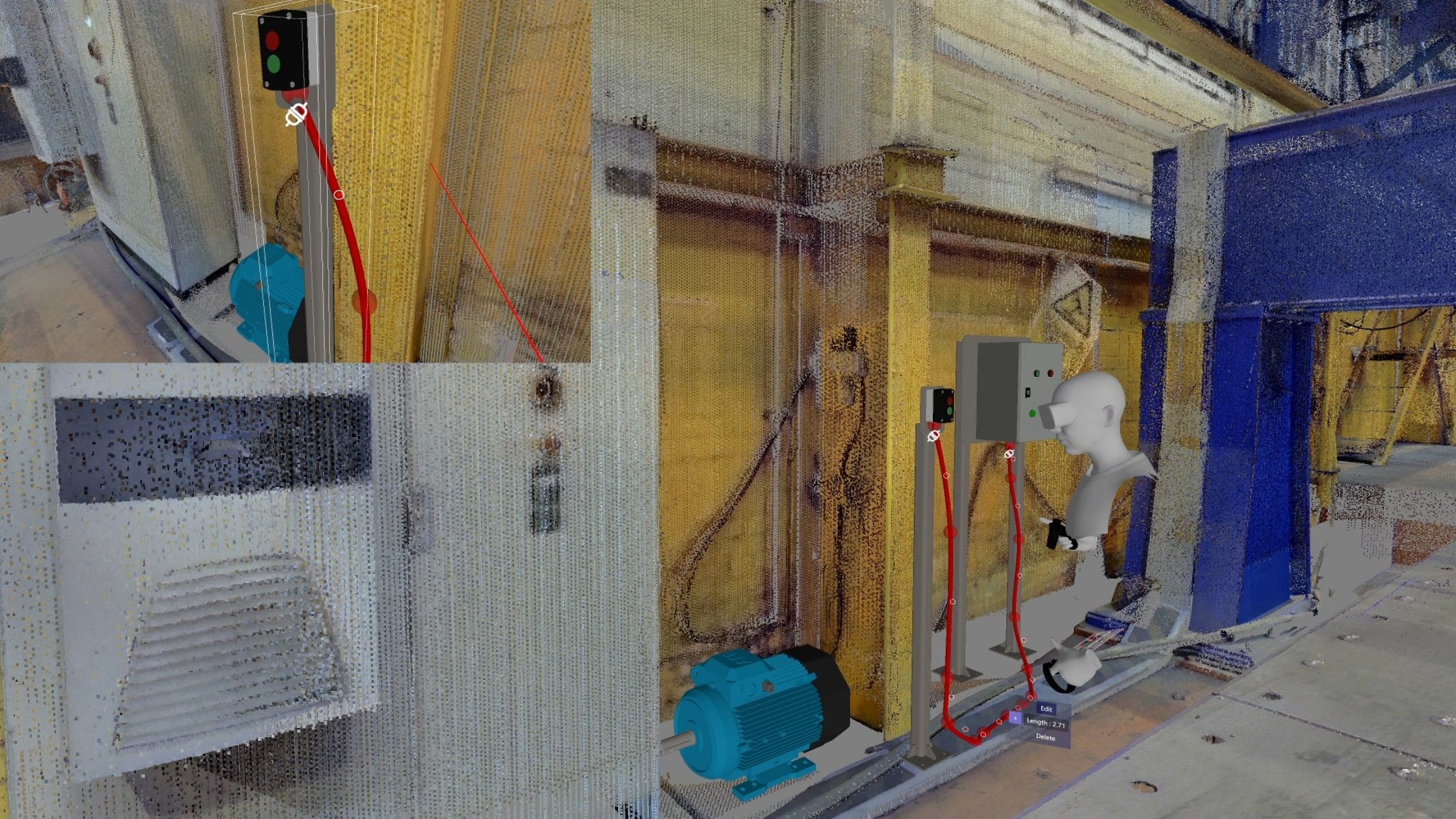 Implementing an Immersive Cable Routing System in Visionary Render